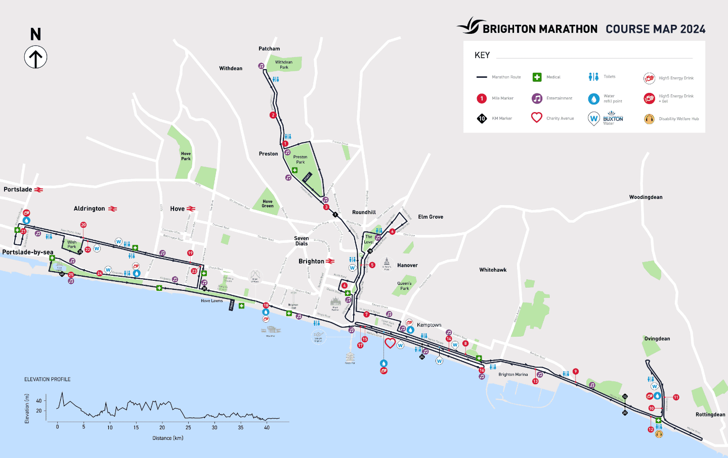 Brighton Marathon charity places for 2025