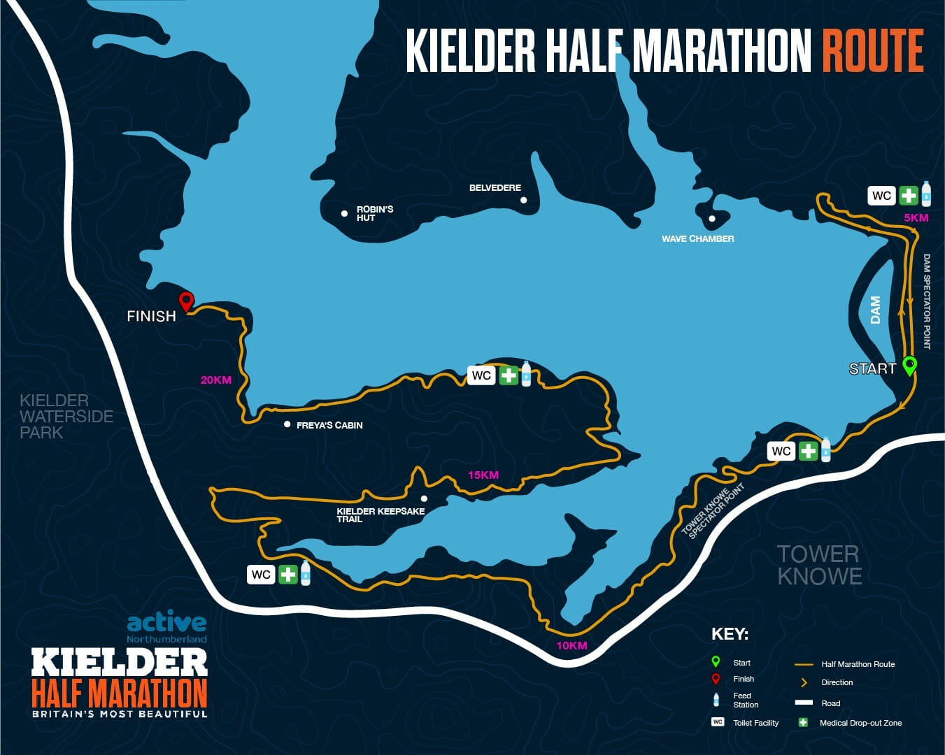 Active Northumberland Kielder Half Marathon | Sun 5 Oct 2025 | TimeOutdoors