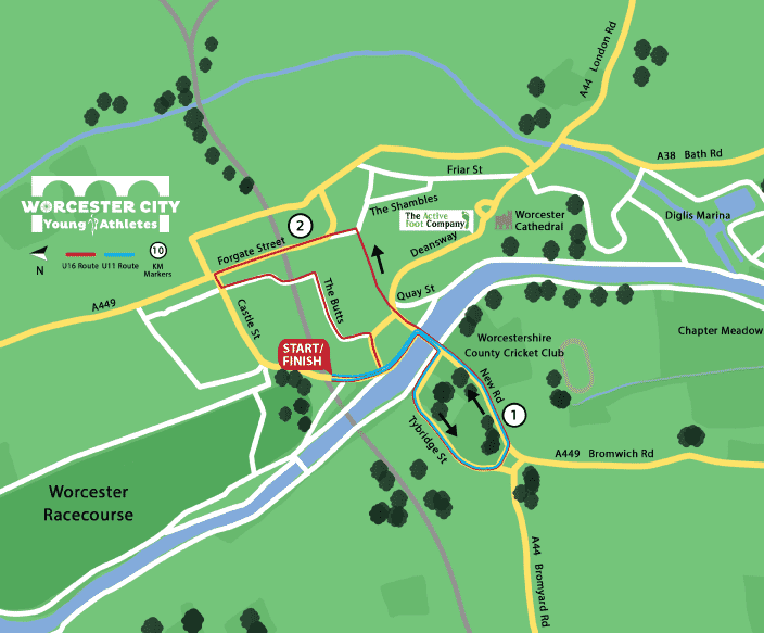 Worcester City Runs | U11 Race | 17 September 2023 | TimeOutdoors