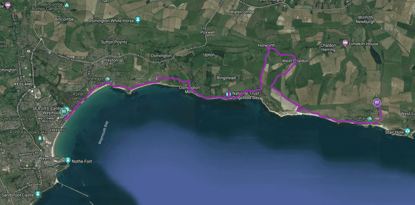 Mighty Hikes | Jurassic Coast | Half Marathon | 10 September 2023 ...