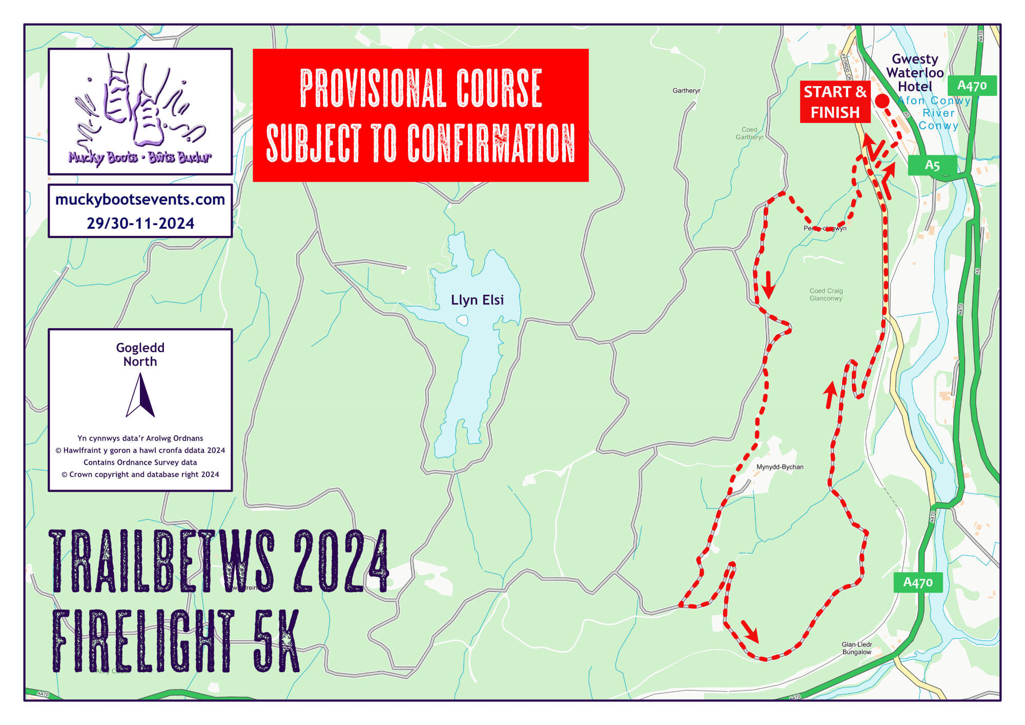 Firelight Five 5K Night Trail Race | Fri 29 Nov 2024 | TimeOutdoors