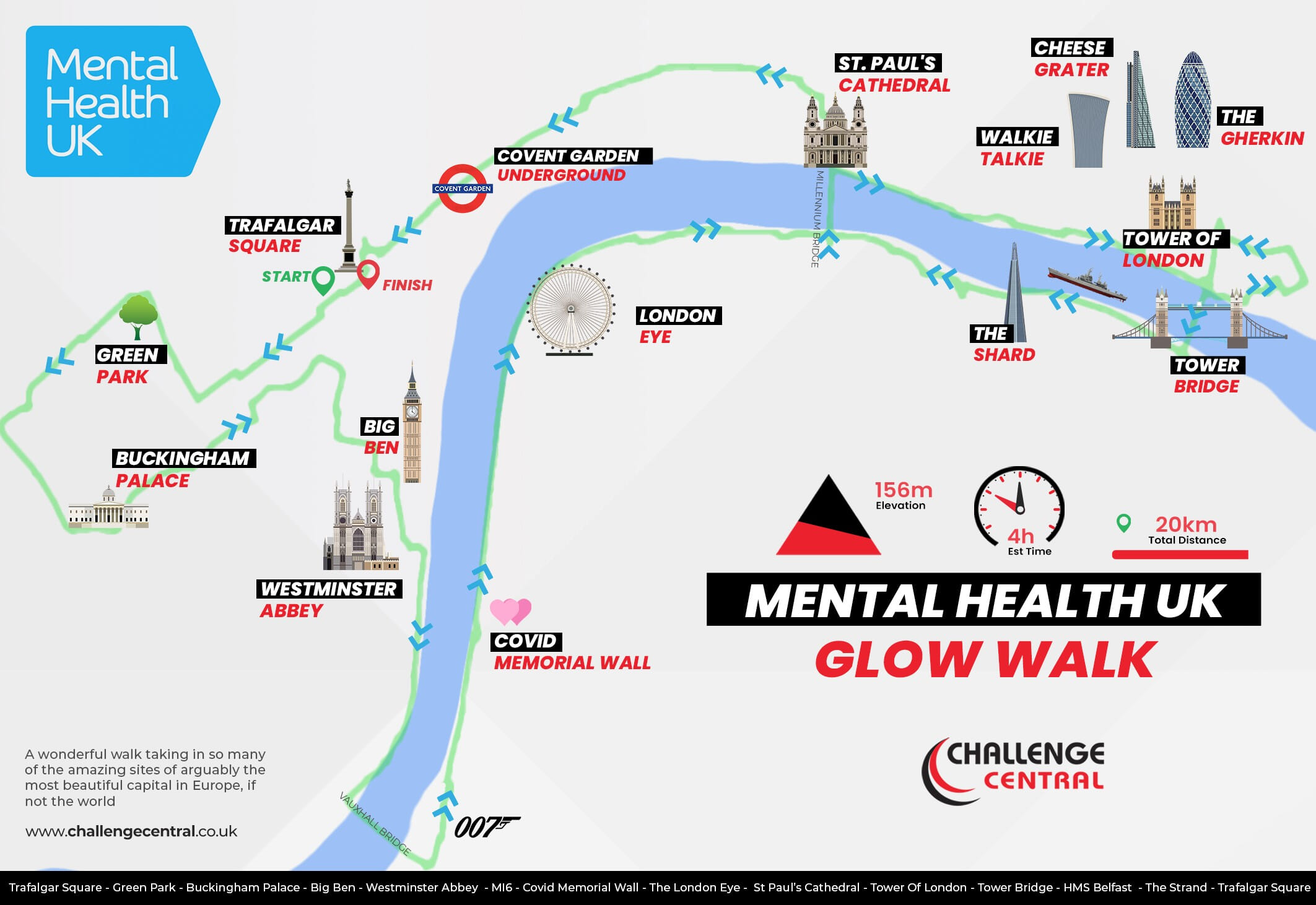 Glow Night Walk | London | 28 September 2024 | TimeOutdoors