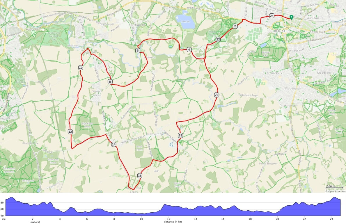 Ride Reigate | 25K | Sun 13 Jul 2025 | TimeOutdoors