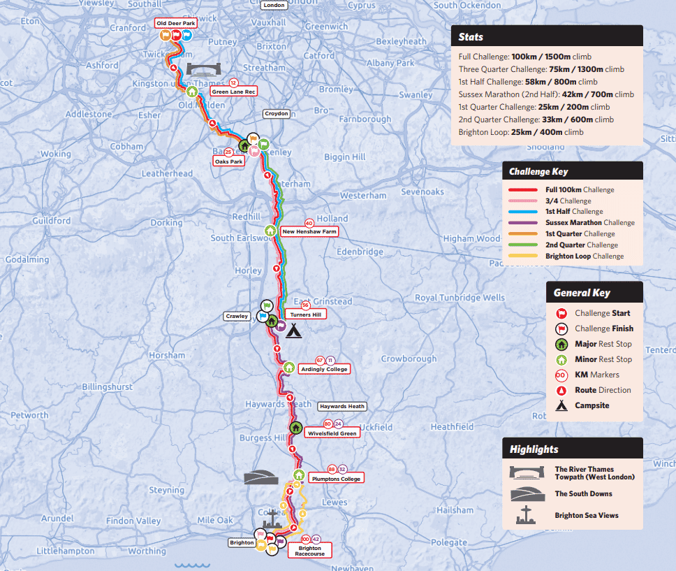 London 2 Brighton Ultra Challenge | Sat 24 May 2025 | TimeOutdoors