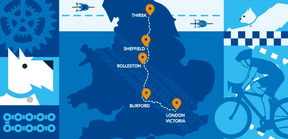 Tour de Blue Cross | 302 Miles | 1 September 2023 | TimeOutdoors
