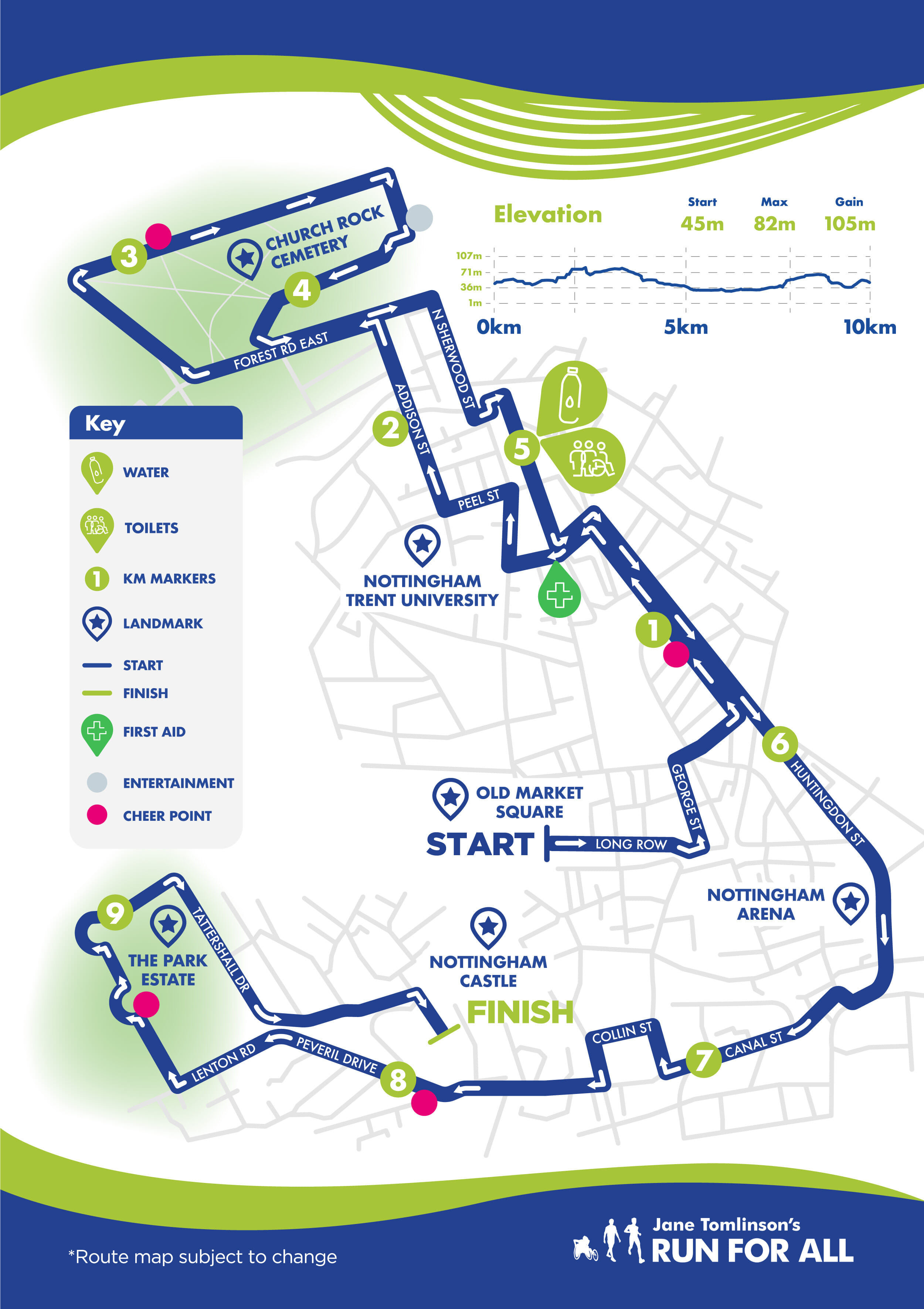 Nottingham 10K | Sun 9 Mar 2025 | TimeOutdoors